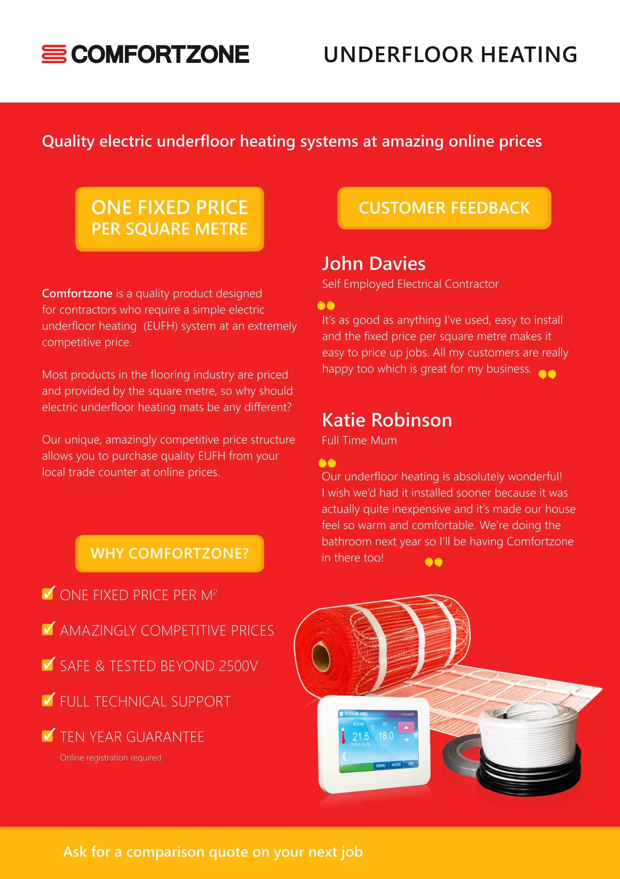 Comfortzone product brochure | PDF | Home Improvement | Home & Garden