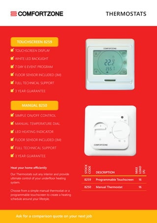 Comfortzone product brochure | PDF