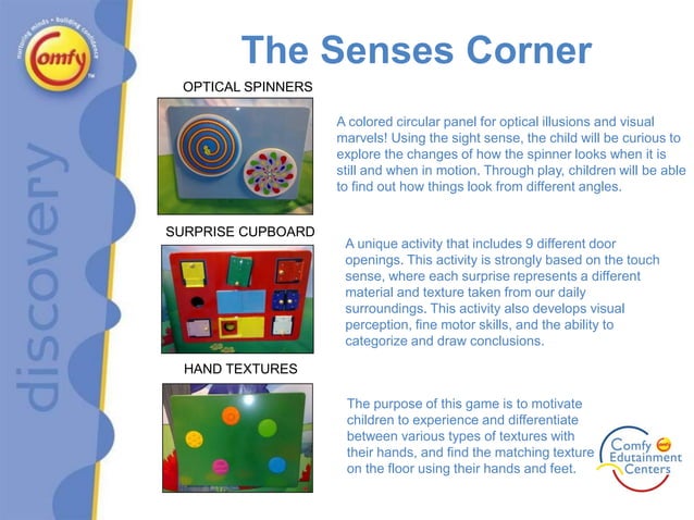 Comfyland Experience Activities Catalog December 2010 | PPT | Free Download