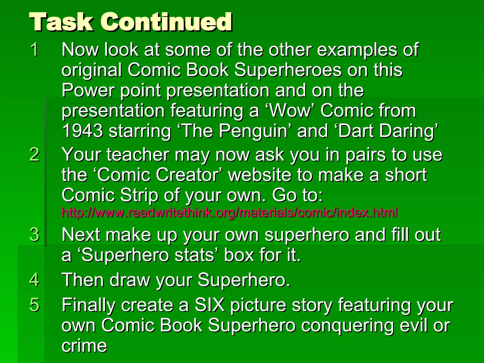 Comic Book Superheroes | PPT | Comic Books | Collecting