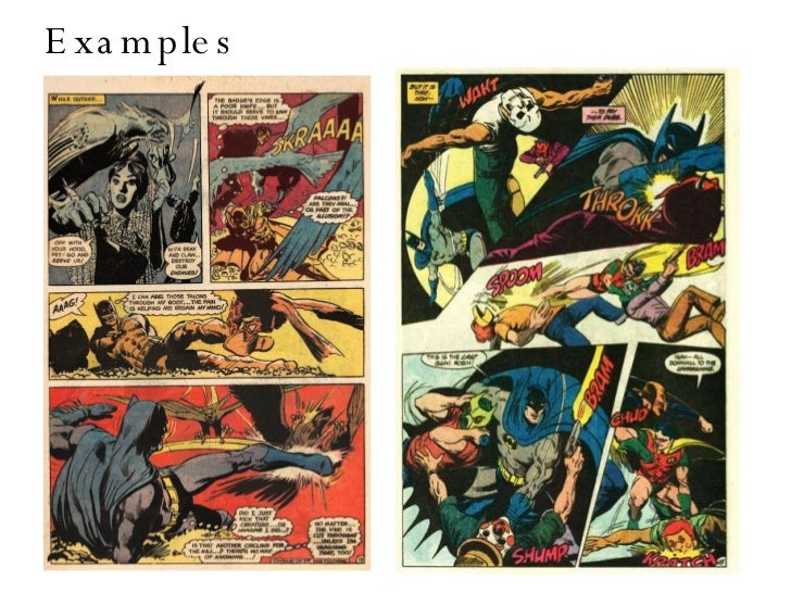 Comic Examples Onomatopoeia