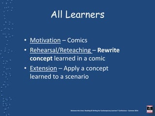 Writing with Digital Comics: It’s Serious Fun! | PPTX | Comic Books ...