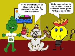 Comic 3: El berenar d'aniversari de Xofi | PPT