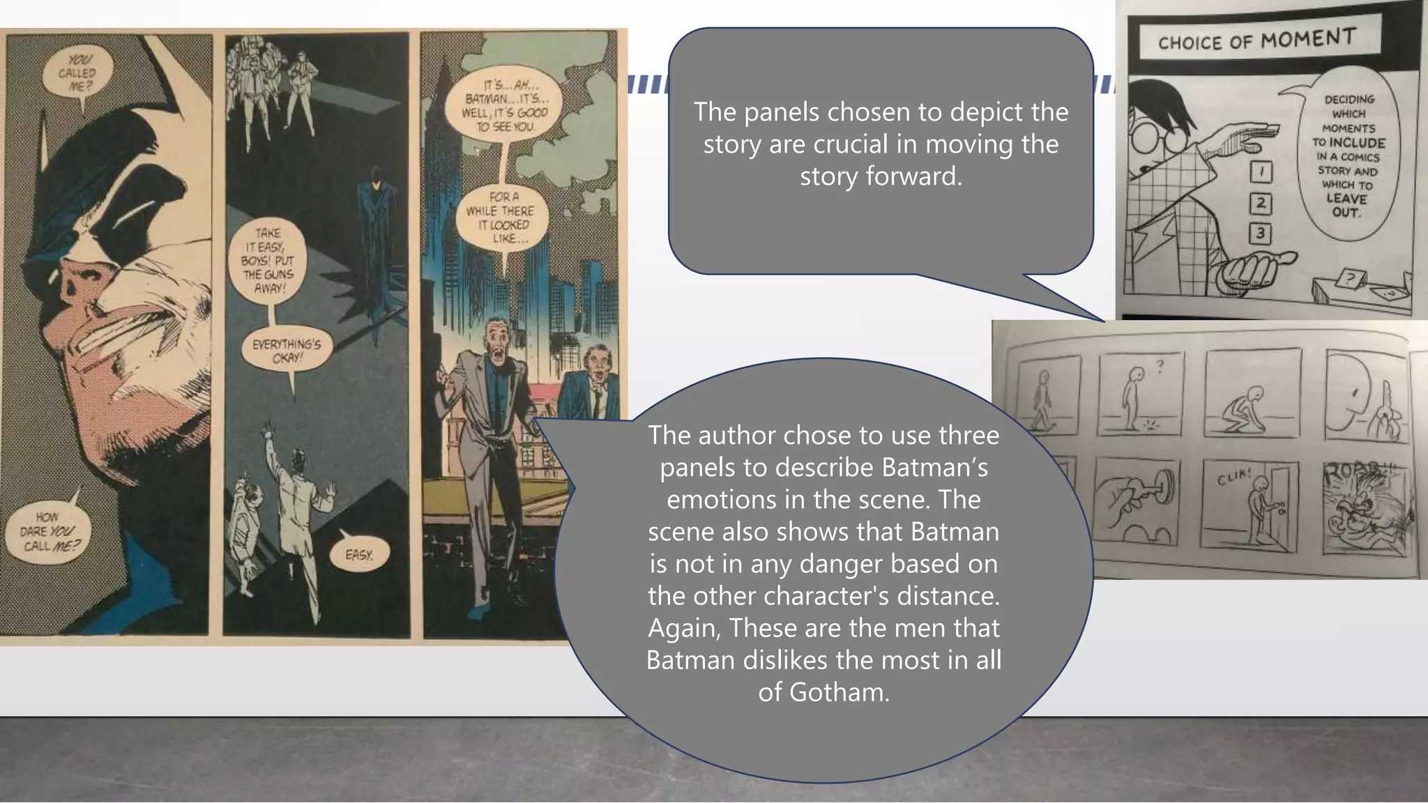 Comic book analyisis presentation | PPTX