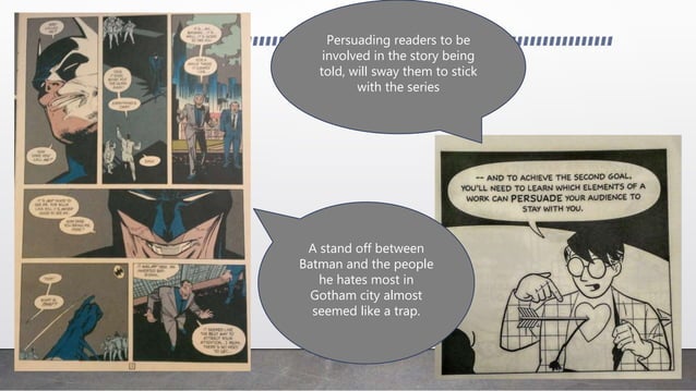 Comic book analyisis presentation | PPTX