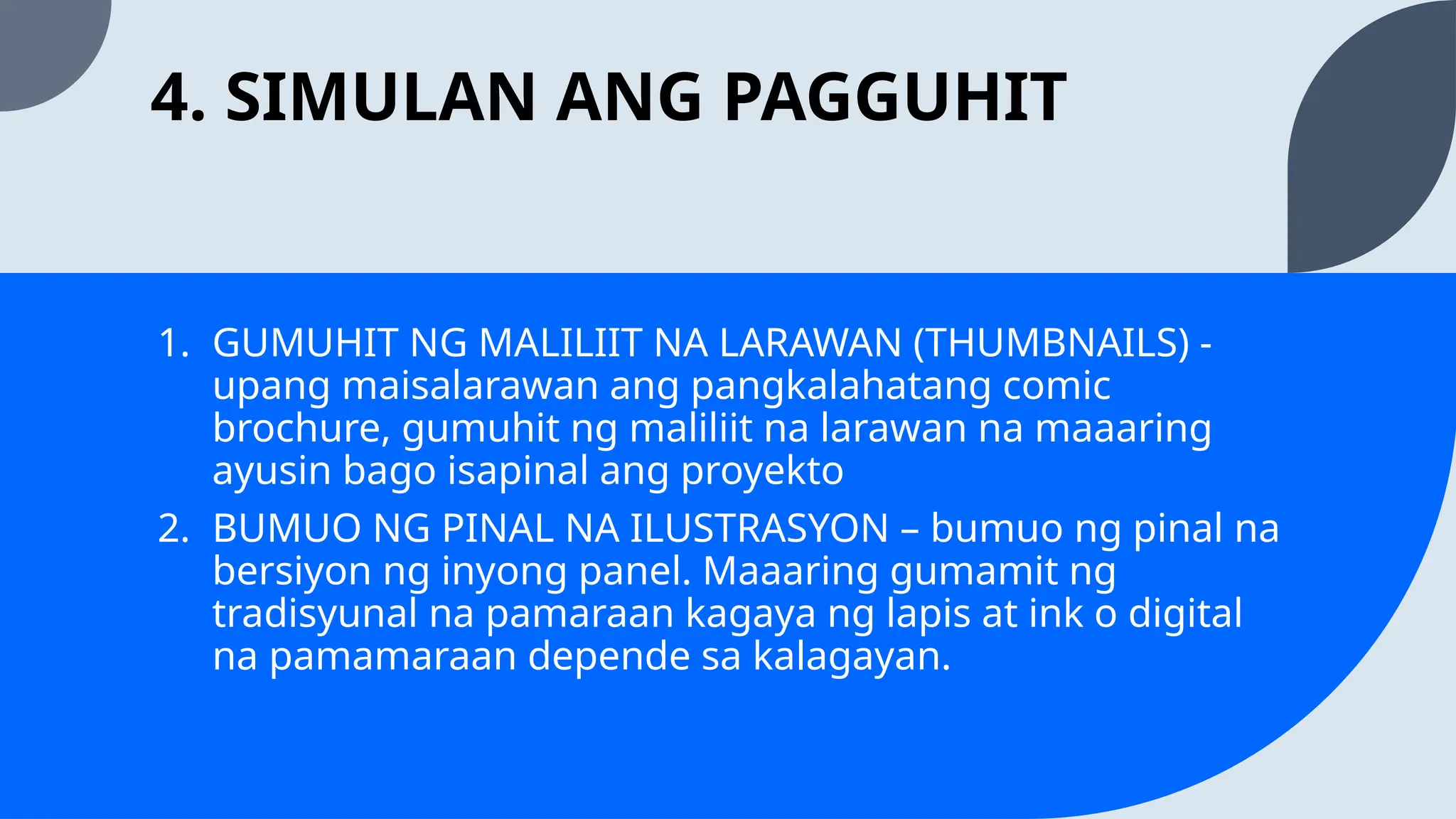 comic book brochure in Filipino 7 .pptx