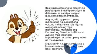 comic book brochure in Filipino 7 .pptx
