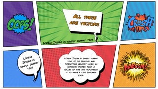 Comic book powerpoint template | PPT