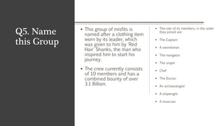 Comic Book Quiz | QM Shivayou | PPTX | Comic Books | Collecting