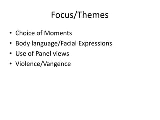 Comic Analysis Donikowski | PPT