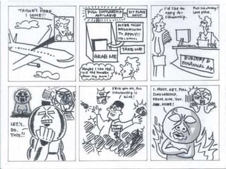 Comic strip presentation slide | PPTX