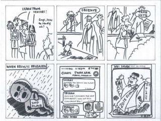 Comic strip presentation slide | PPTX
