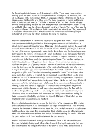 Comic essay | DOCX