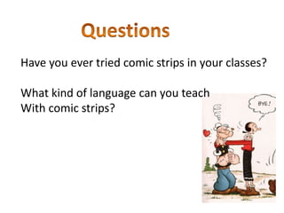 Comic presentation | PPT