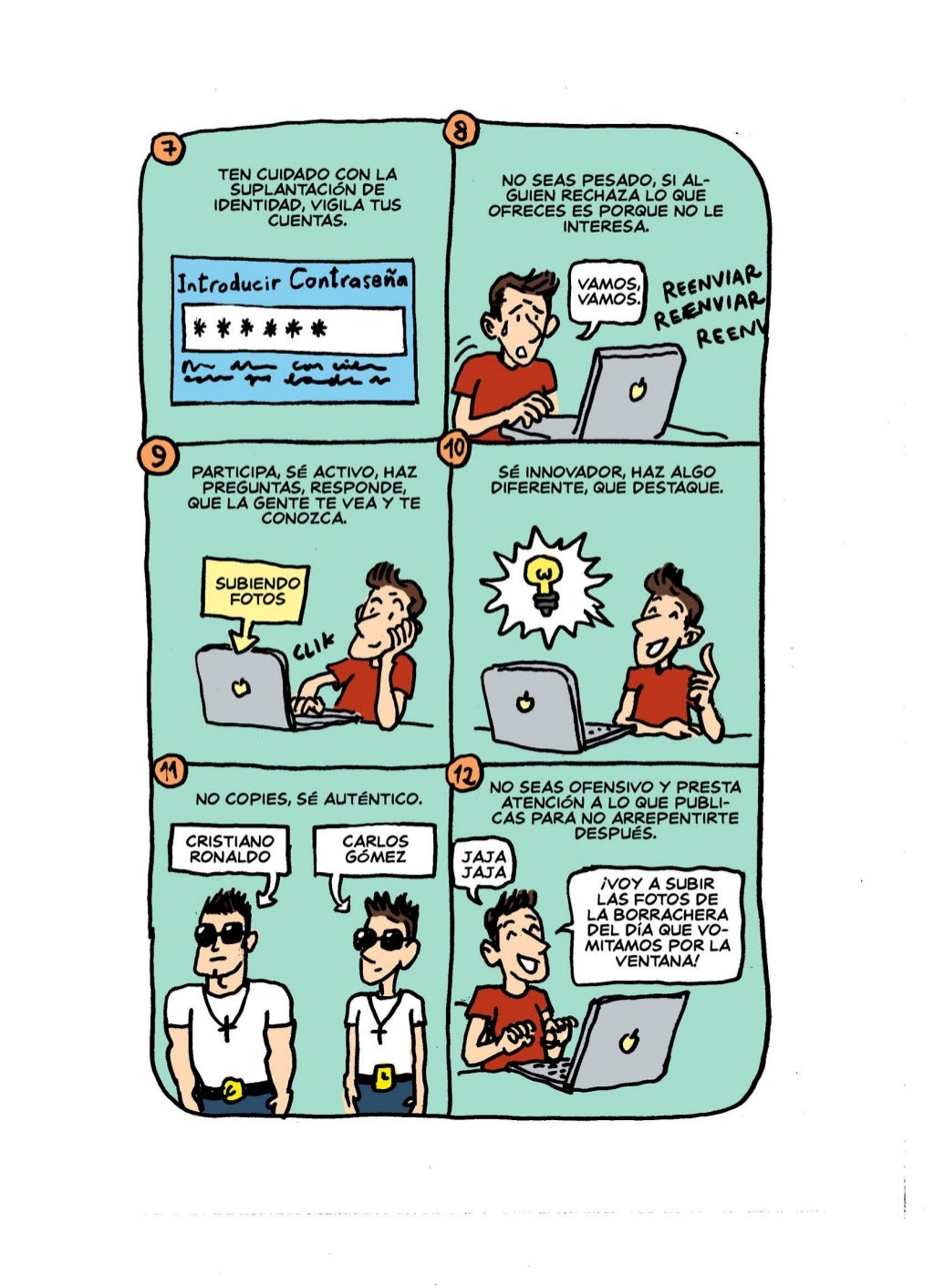 Comic Redes Sociales