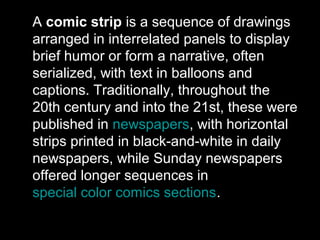 Comic strips | PPT | Computer Animation | Computer Software and ...