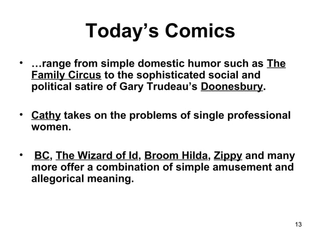 COMICS, COMIX, & THE GRAPHIC NOVEL | PPT