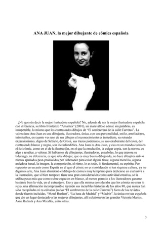 CÓMICS (1984-1986) Ana Juan | PDF