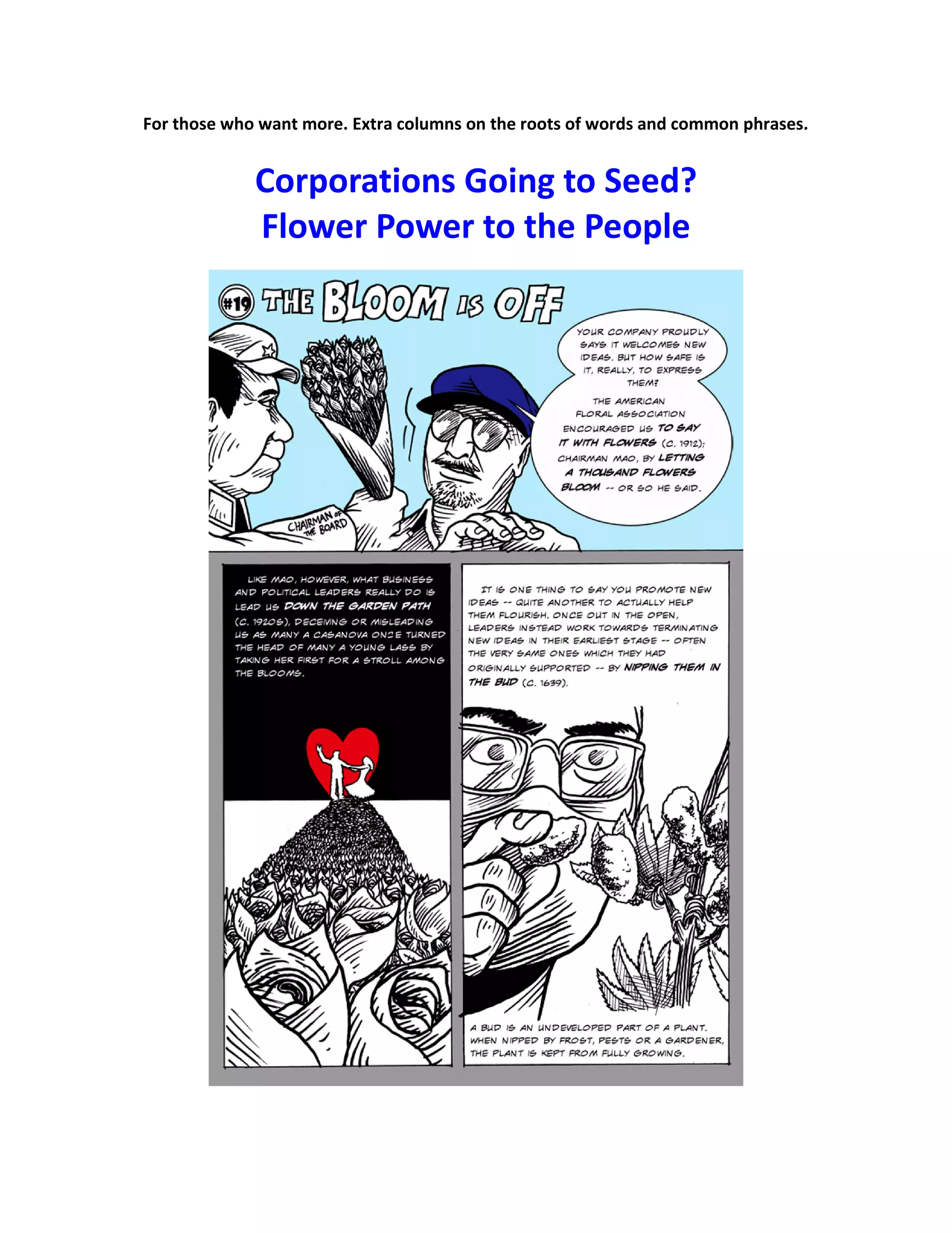 Comics: Word and Phrase Origins | PDF