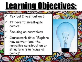 Comics narrative coursework | PPT