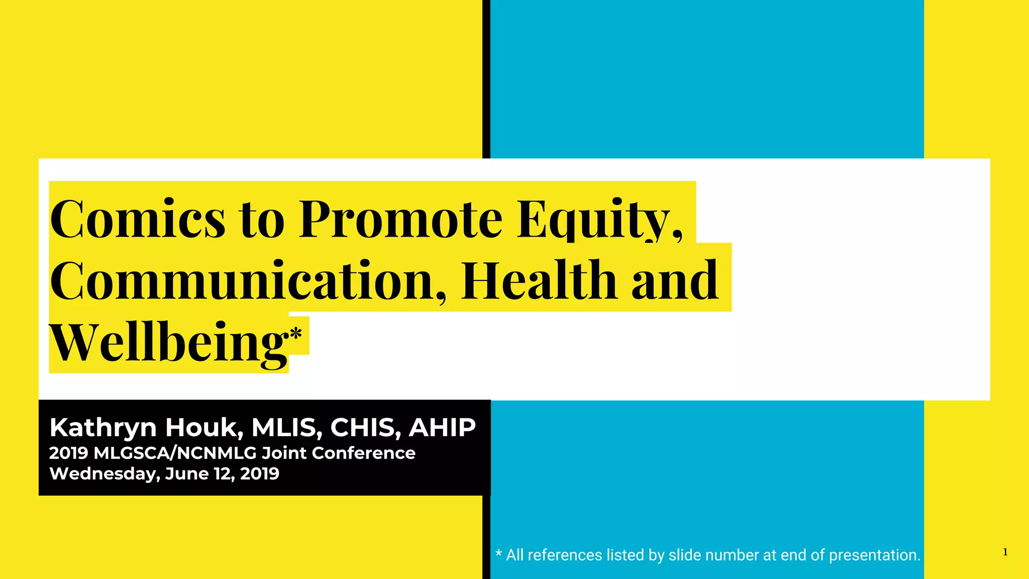 Comics to promote equity, communication, health and well being | PPT