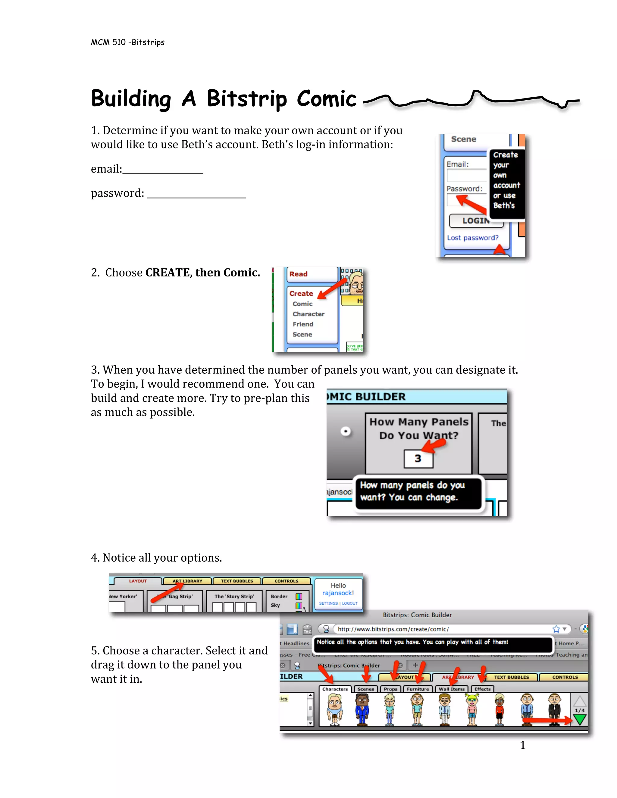 Comic Strip Building | PDF