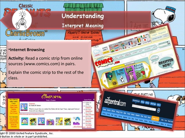 Comic strip - lesson plan | PPT