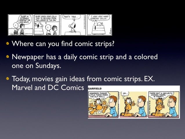 Comic Strip PowerPoint