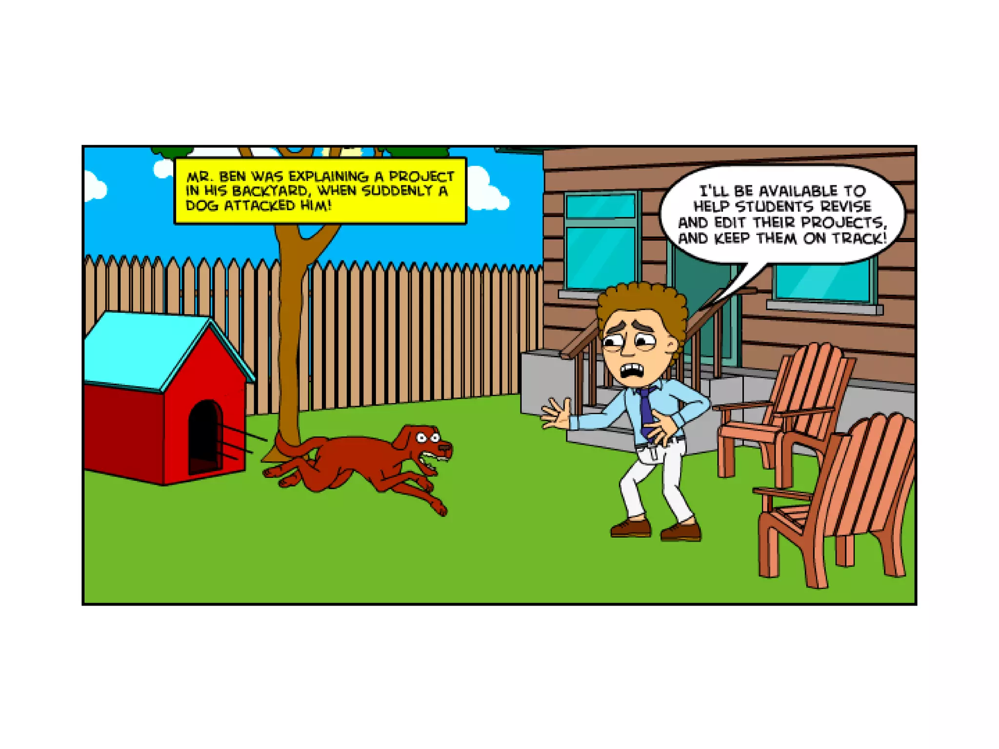 Comic Strip ESL Project | PPTX