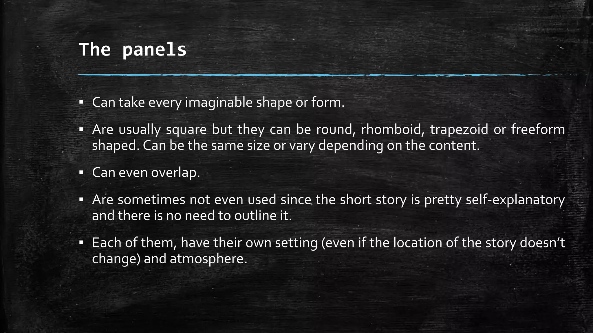 Comic strips theory ppt | PPTX