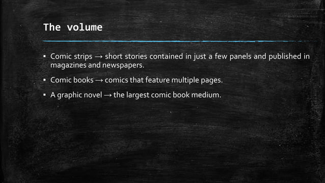 Comic strips theory ppt | PPTX