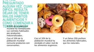 Comida chatarra | PPTX
