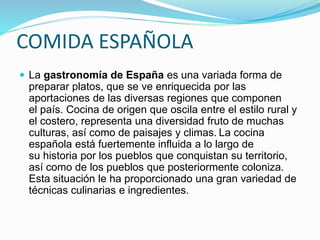 Comida española | PPTX