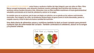 Comida sana vs comida chatarra | PPTX