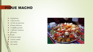 Comidas tipicas de bolivia | PPTX