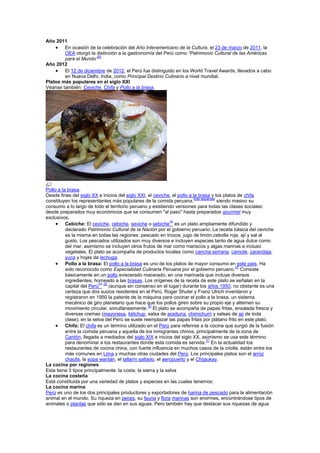 Comidas tipicas del peru | PDF