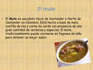 Comidas típicas de colombia | PPTX