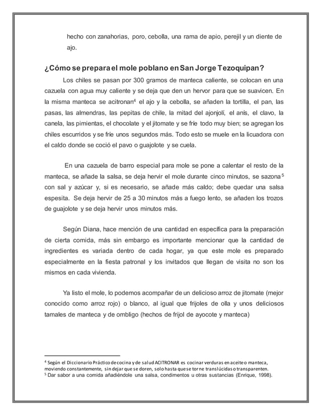 Ensayo Comida tipica | DOCX