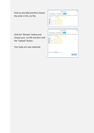 Import/export Tasks | PDF