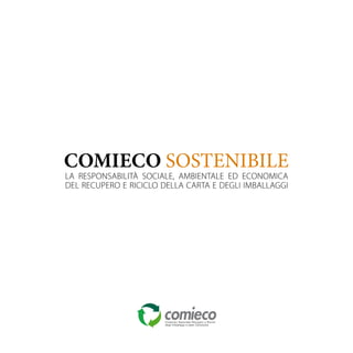 Comieco sostenibile 2012 | PDF