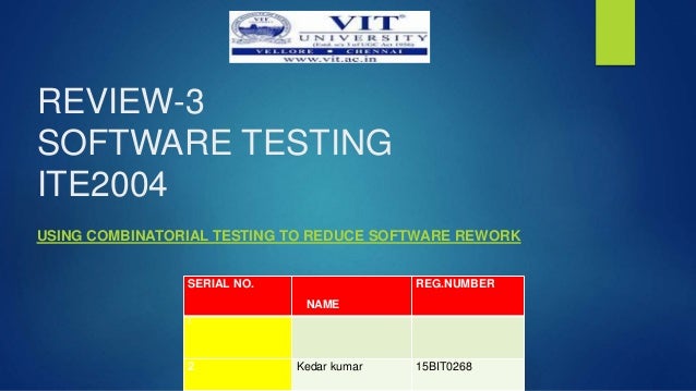 Combinatorial Testing Ppt
