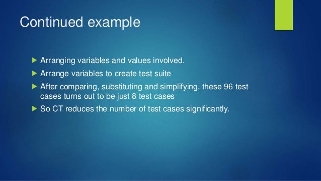 Combinatorial Testing Ppt