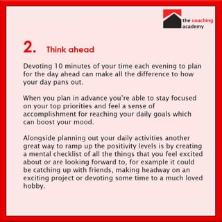 7 WAYS TO CULTIVATE A POSITIVE MIND-SET | PDF