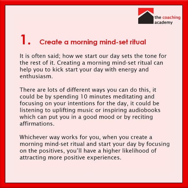 7 WAYS TO CULTIVATE A POSITIVE MIND-SET | PDF