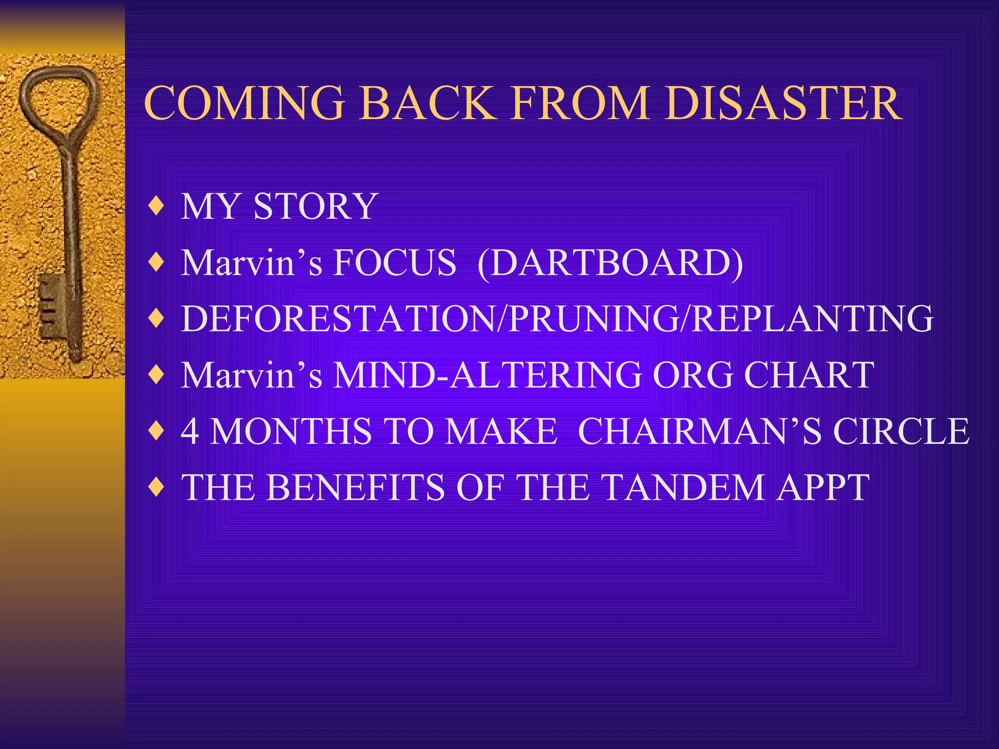 Coming back from disaster | PPT
