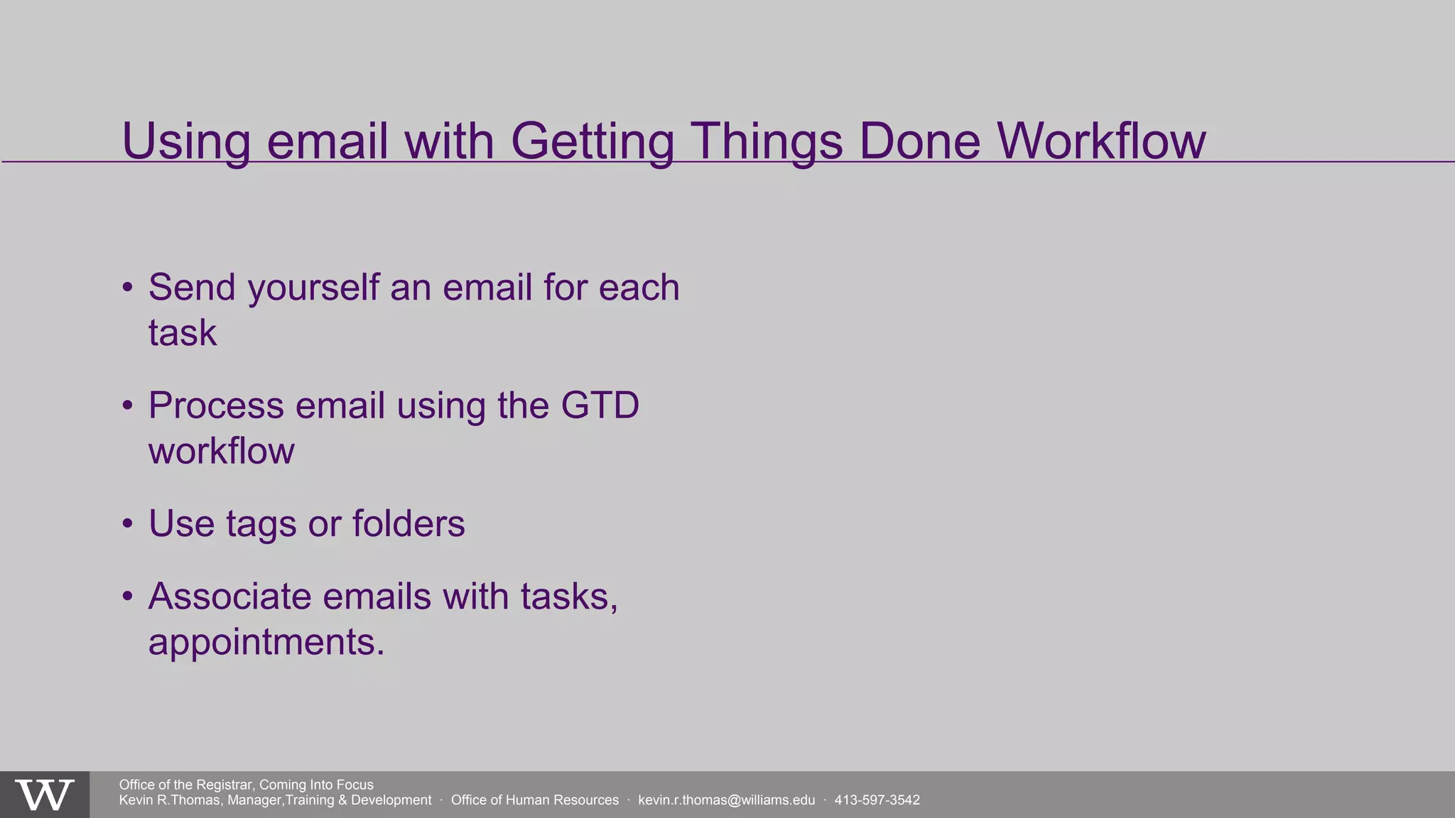 Coming into focus: The mindset of peaceful productivity | PPT