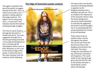 Coming of age film poster analysis | PPTX
