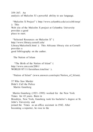 Coming to an Awareness of Language Malcolm X 21 The Afri | DOCX