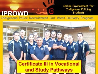 Linking People/Organisations involved in Indigenous policing | PPT