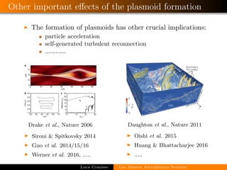 Luca Comisso - Plasmoid Instability in Time-Evolving Current Sheets | PDF